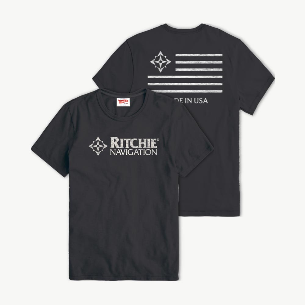Ritchie T Shirt - Vintage Black - Ritchie Navigation